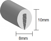 Small Edge Trim PVC | Edge Protector